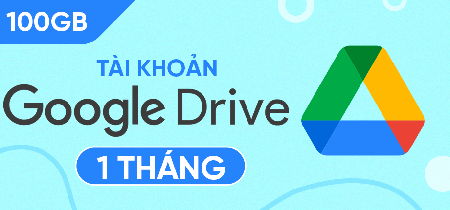 Google Drive 100GB 1 tháng - Tài khoản | Divine Shop